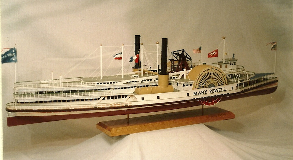 Hudson River Model Steamboats: Steamboat Model MARY POWELL c.1887 -The ...