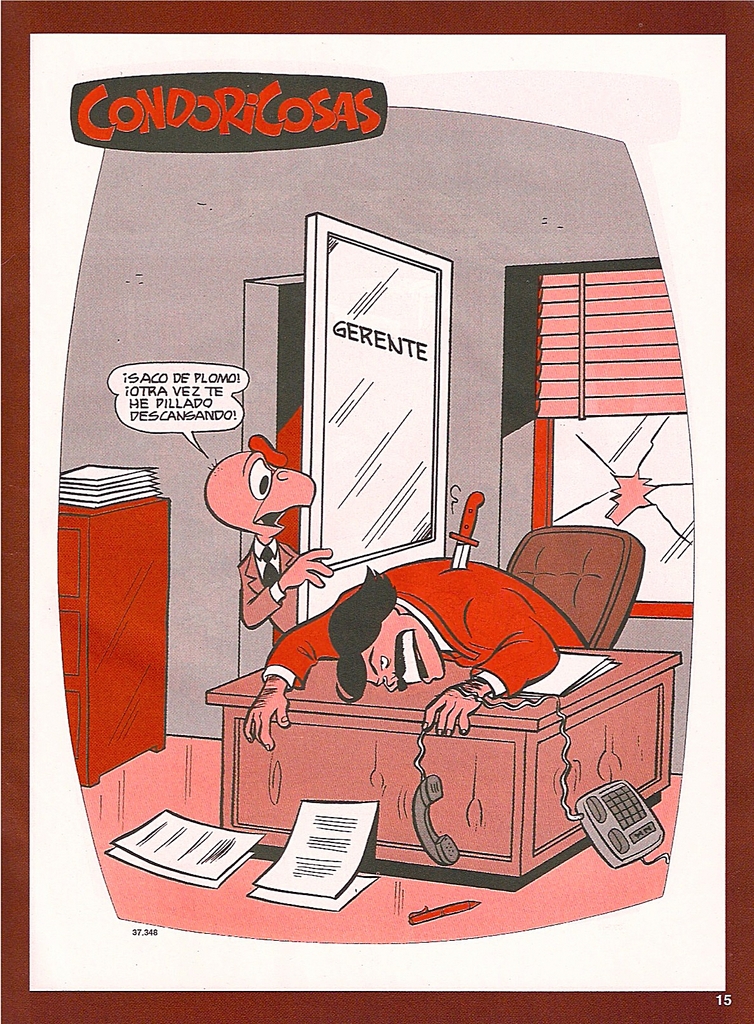 Condorito Aventurero: PRIMERA SECCION DE CONDORICOSAS