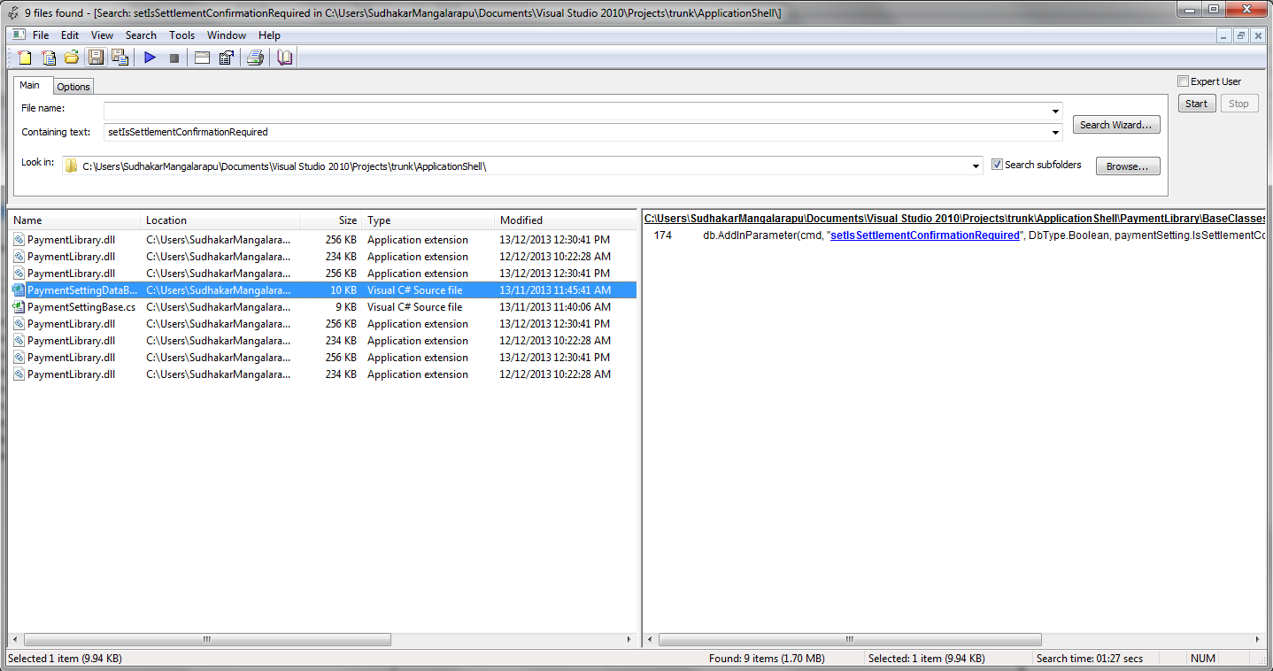 Agent Ransack Search Tool -- To Faster Search the Patterns of Code in ...