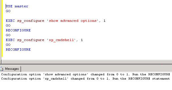 The SQL Post: SQL Server Error: Msg 15281, Level 16, State 1, Procedure ...
