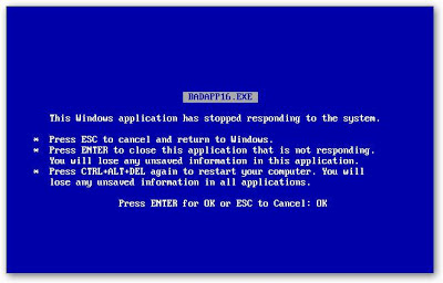 Anker Tecnologi: Tutorial Mengatasi Blue Screen Of Death (BSOD) Windows