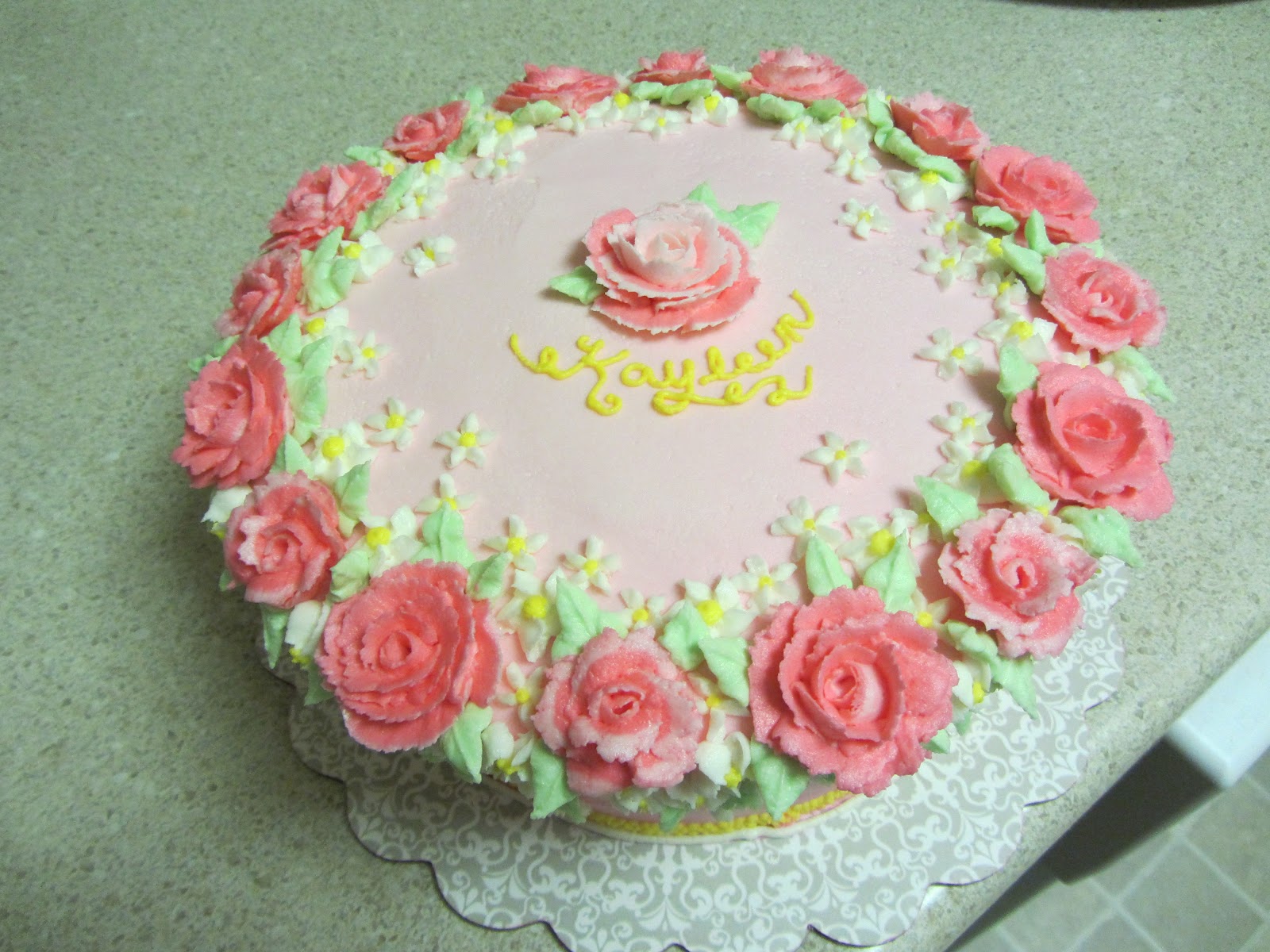 Cakeopolis: # 125 Baby Kay's 1st Birthday Cake