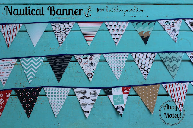 anchors aweigh! -Nautical Banner