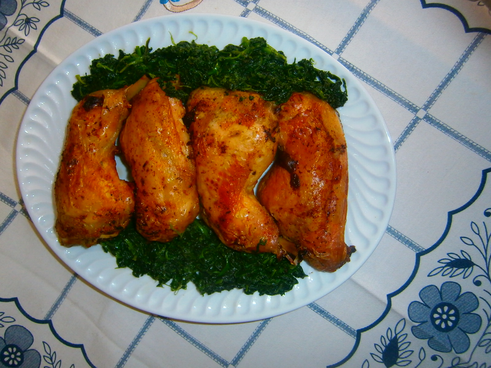 Aromas e Sabores do Paraíso: Pernas frango no forno