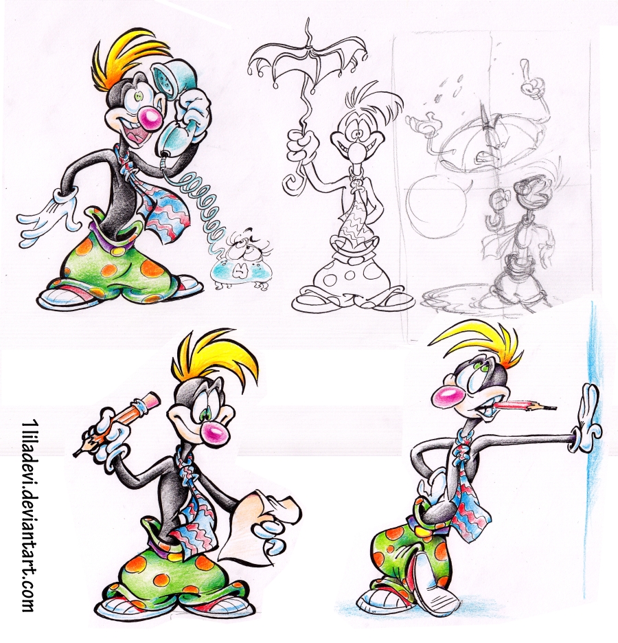 ...my comics...: Jarry Restless, a typical cartoon character...