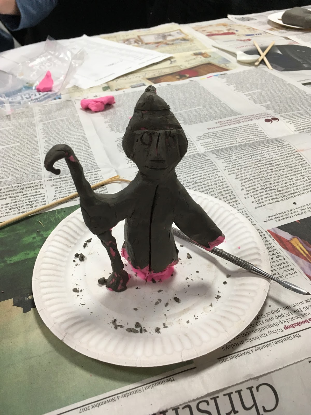 Louise Isabel Gillies: Atoms Clay Model