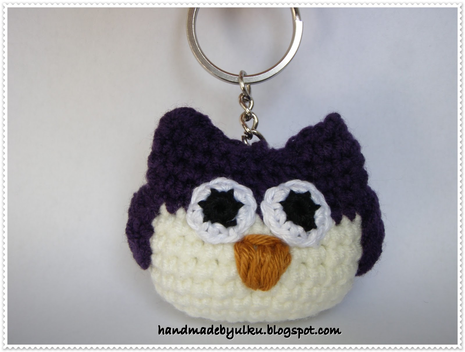 Handmade by Ülkü: Gratis Anleitung Schlüsselanhänger Eule / Free ...