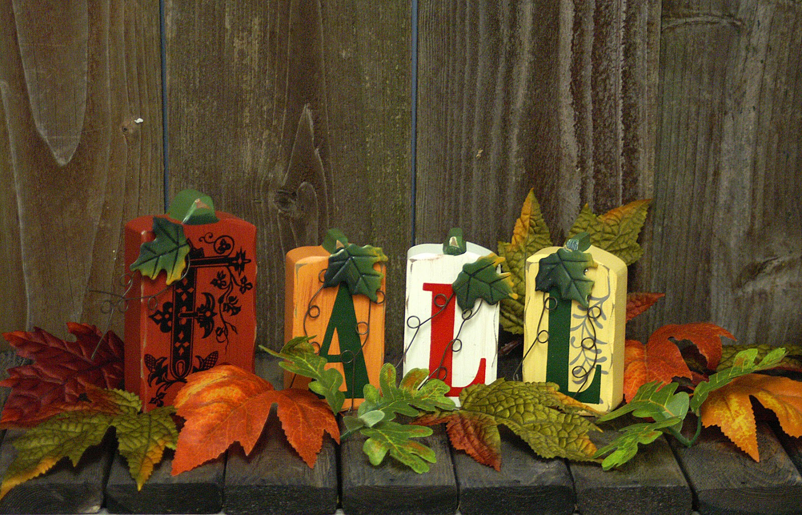 Ben Franklin Crafts and Frame Shop: Fall Blocks Make Decorating Easy