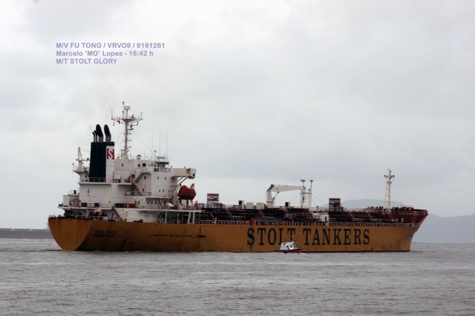 Santos Shiplovers: M/V Fu Tong / VRVO9 - Adrift (Photo) Log 15/02/2014