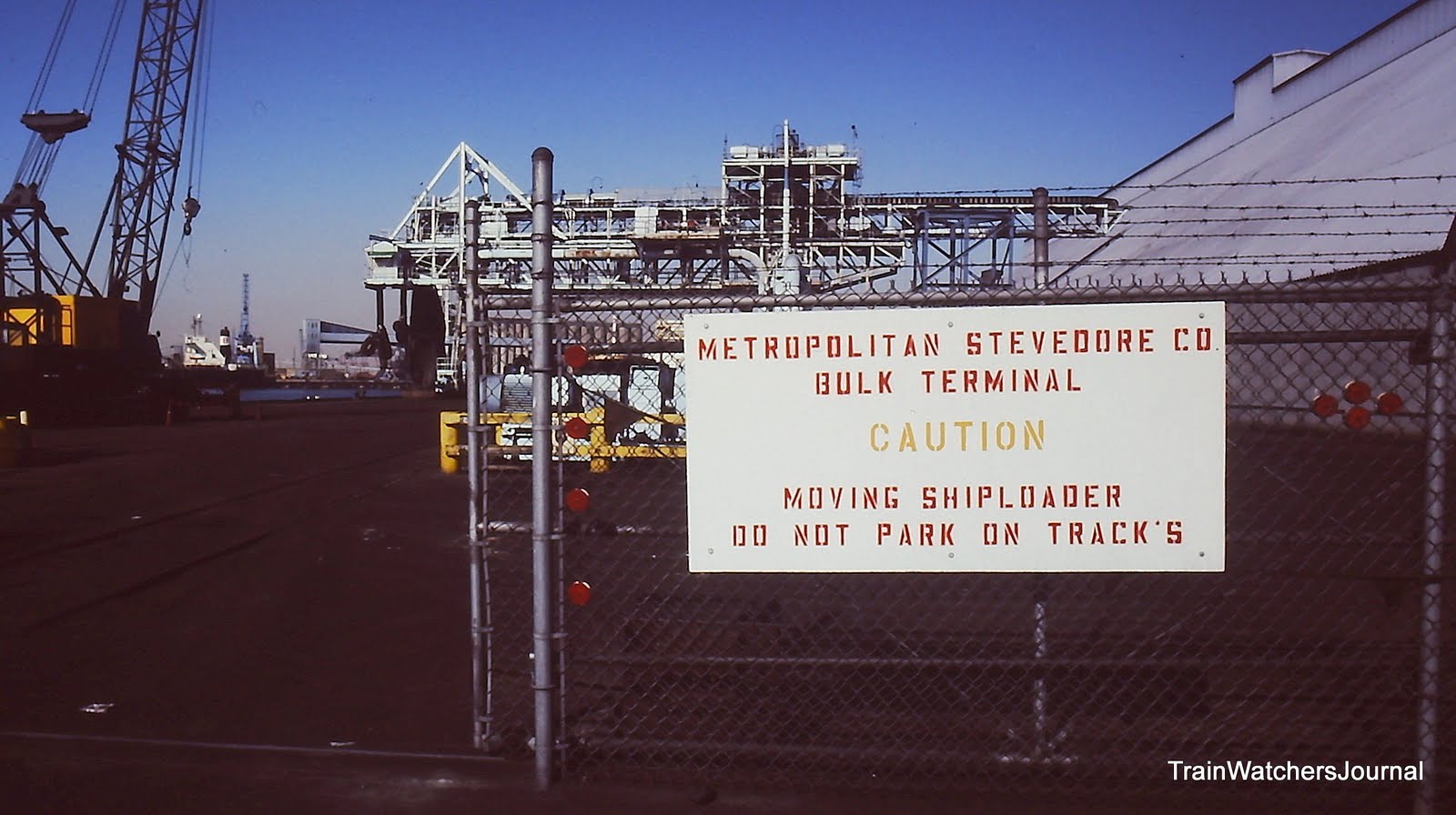 TrainWatchersJournal: Metropolitan Stevedore - Long Beach, California
