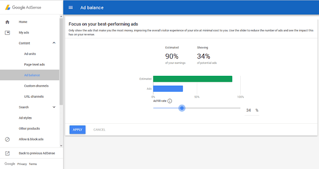 AdSense Ad Balance. Is It A Best Practice (Pros and Cons) - A Case Study
