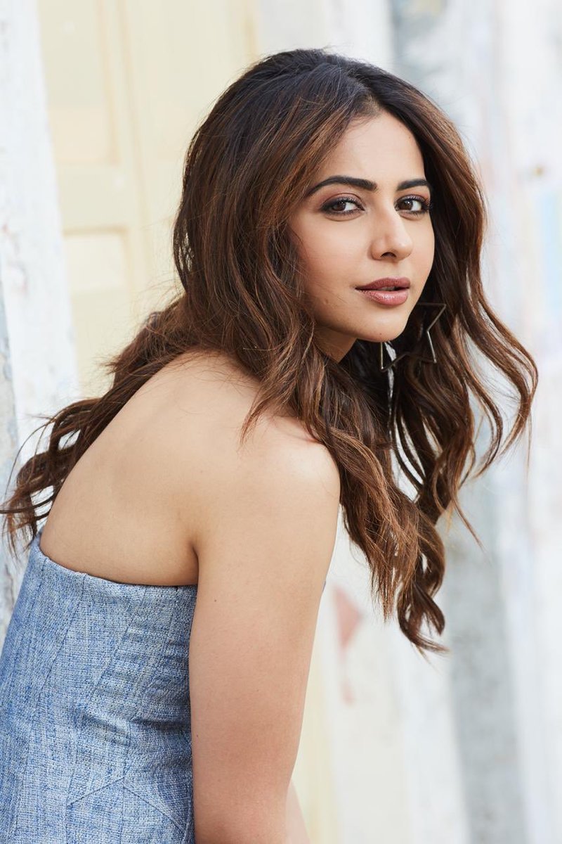 Beautiful Hyderabad Girl Rakul Preet Singh Photoshoot In Blue Gown ...