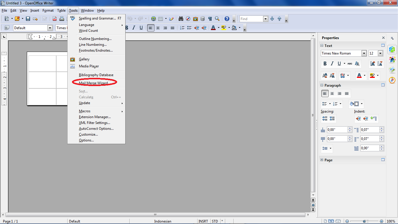 Cara Membuat Labels di Open Office - Intan Lestari