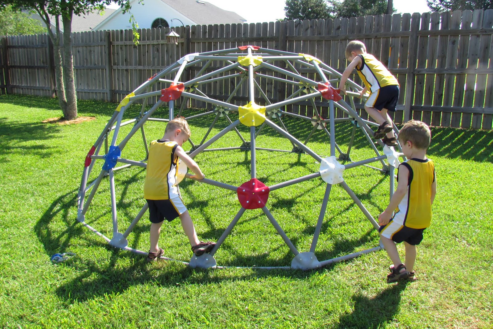 Team Darnell: Our Birthday Dome Climber!