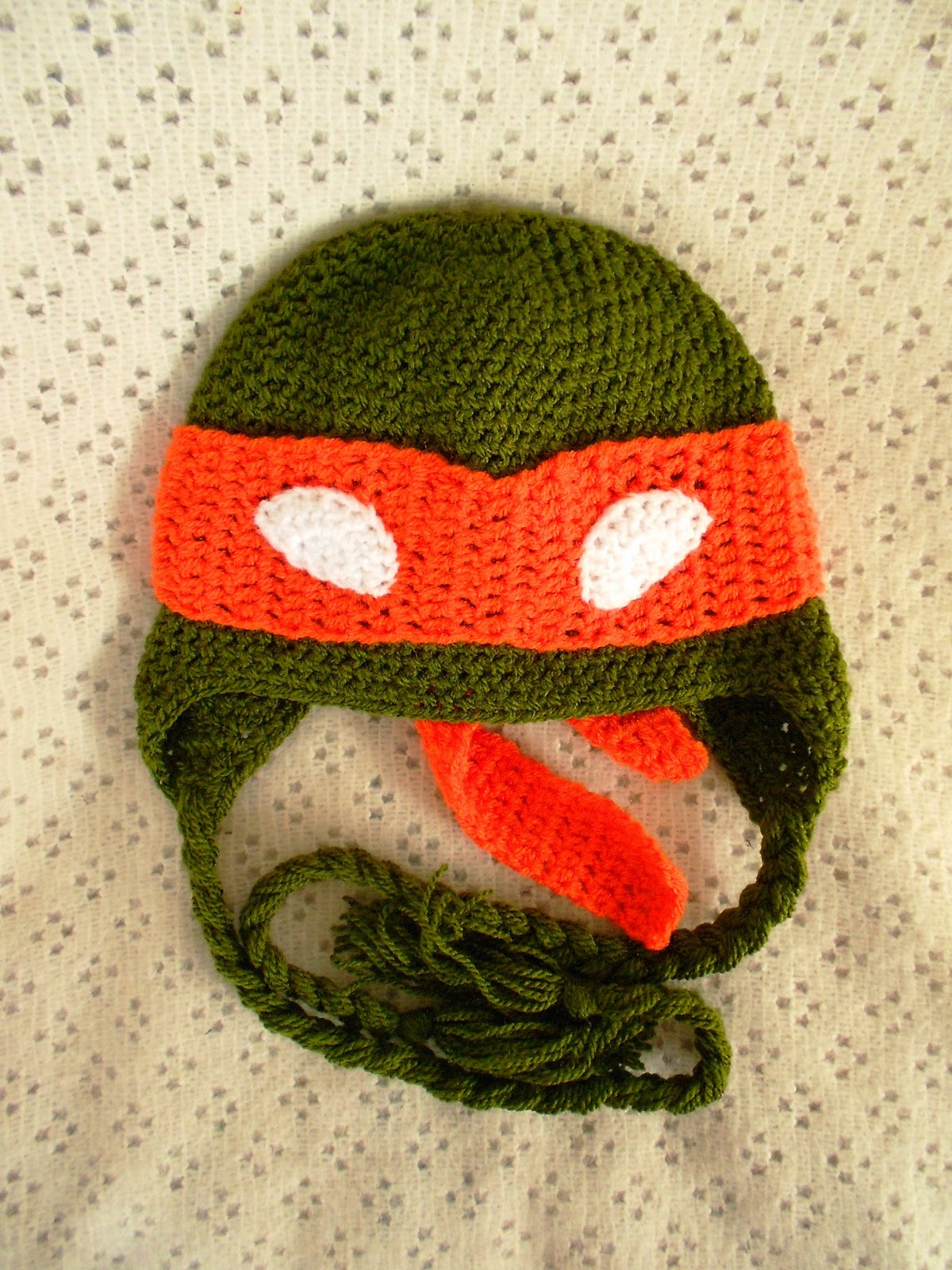 MarieCatmade - Handmade with love: Gorro TMNT