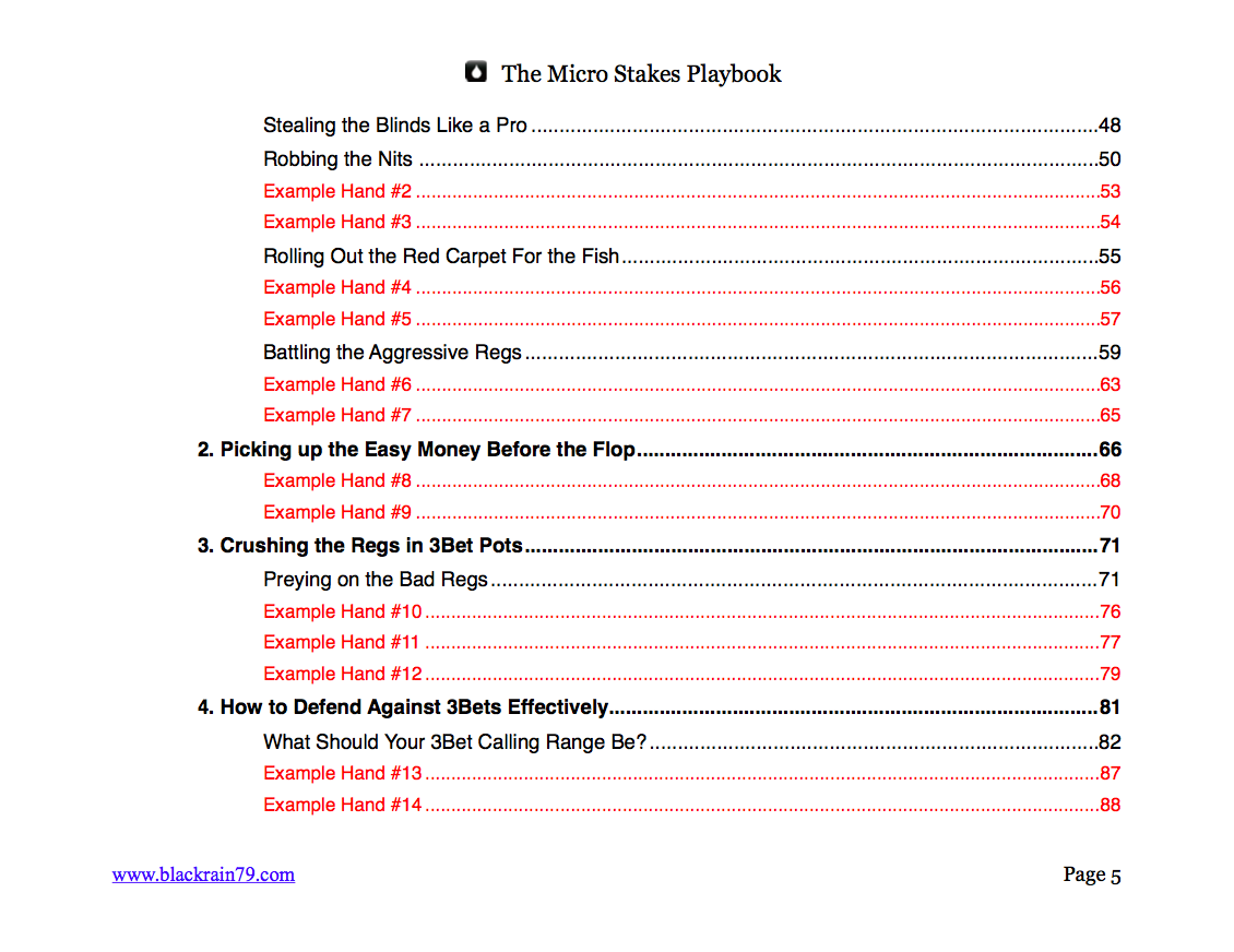 Announcing the Release of The Micro Stakes Playbook | BlackRain79 ...