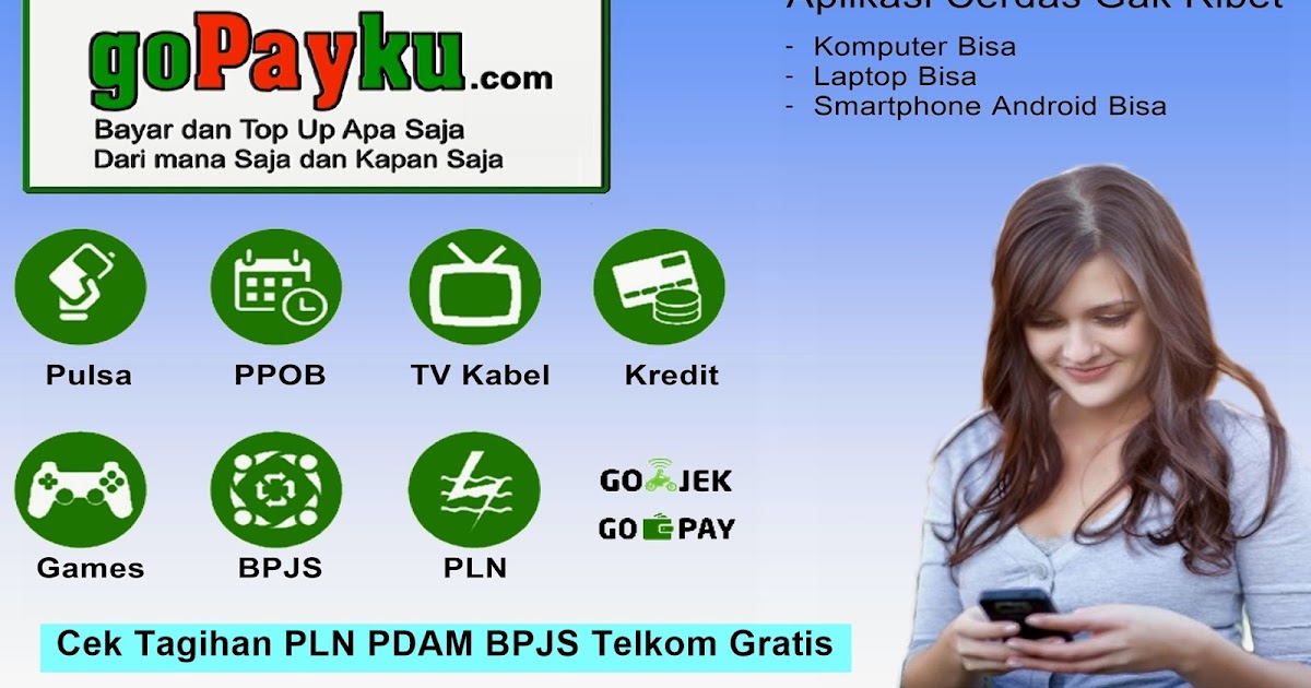 Cek Gratis Tagihan PLN PDAM BPJS Telkom di www.gopayku.com | Daftar Merk Dagang HAKI Hak Cipta ...