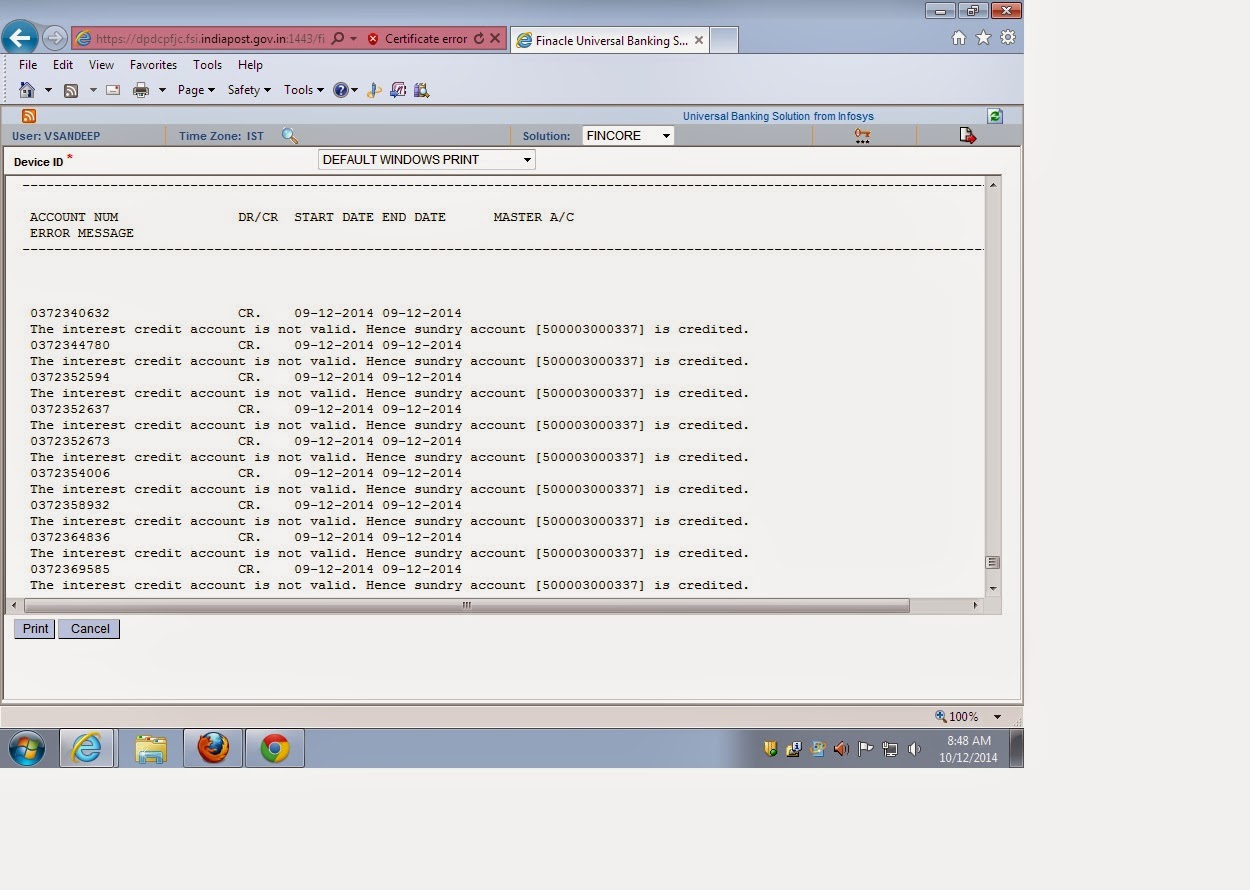 DOP Finacle Tutorials: EOD Scheduled Reports in Finacle