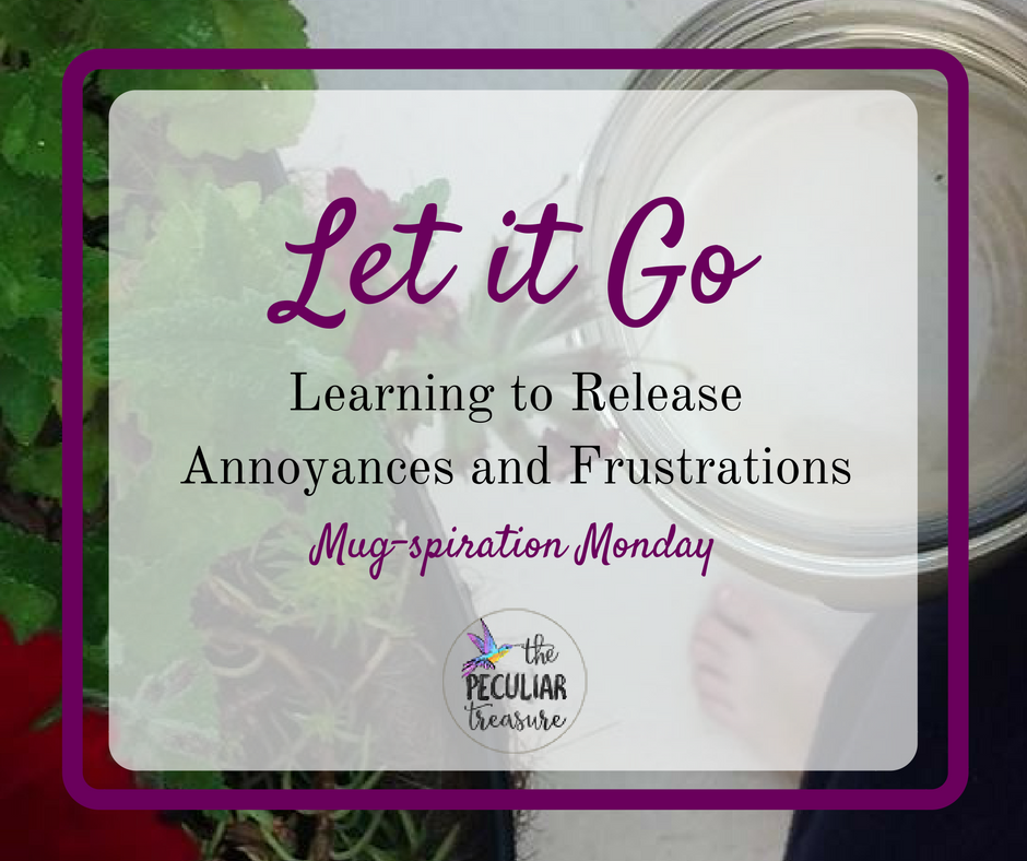 The Peculiar Treasure: Let It Go (Learning to Release Annoyances and ...