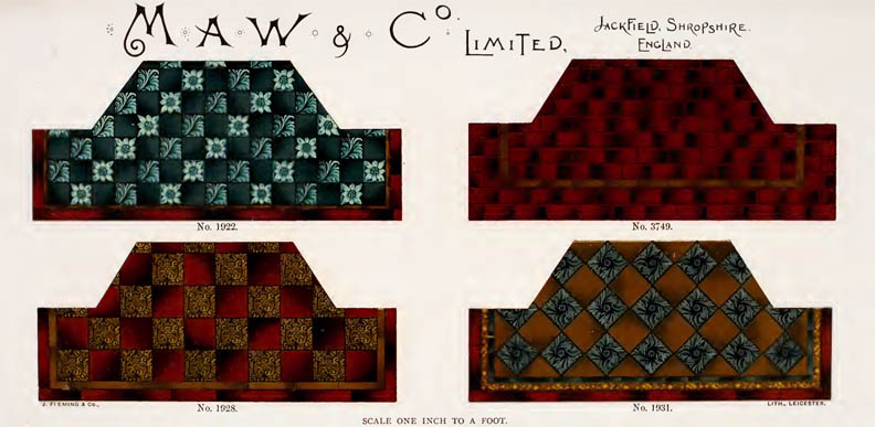 Glazed and Confused: Maw and Company Majolica Tiles