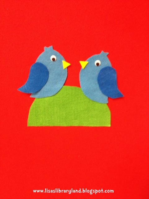 Libraryland: Flannel Friday-Two Little Bluebirds