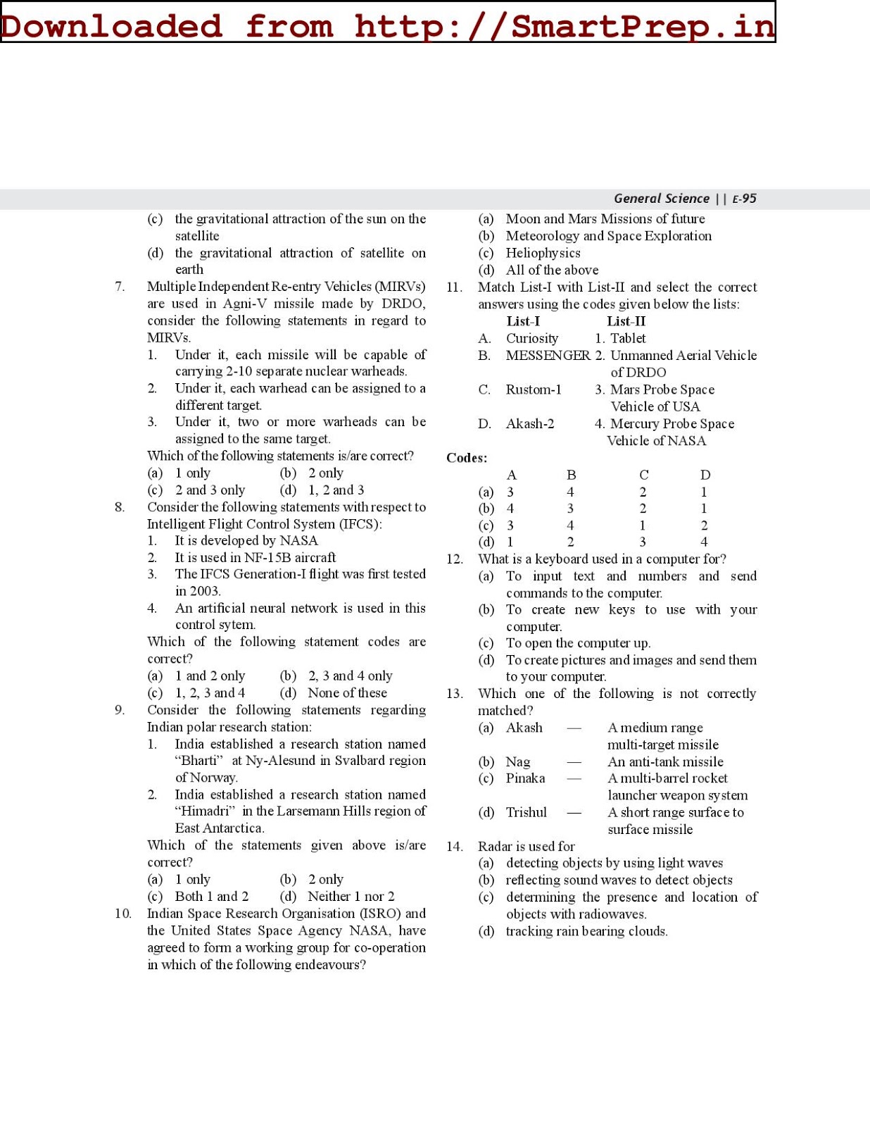 KNOWLEDGE FOR ALL: MCQs 100 QUESTIONS OF THE SCIENCE AND TECHNOLOGY ...