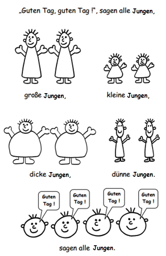 Alemán Serafina: "Guten Tag" Lied