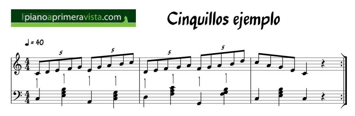 Pianoaprimeravista: Grupos de notas de Valoración especial