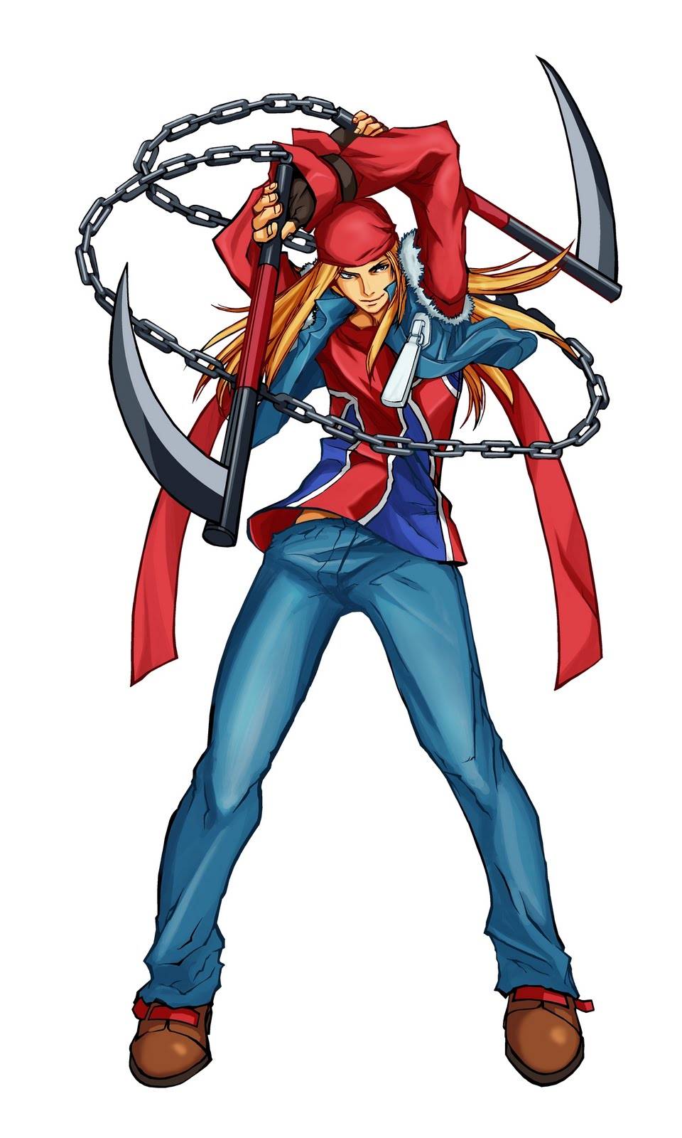 All Videogame Fighting Characters: Axl Low (GUILTY GEAR)