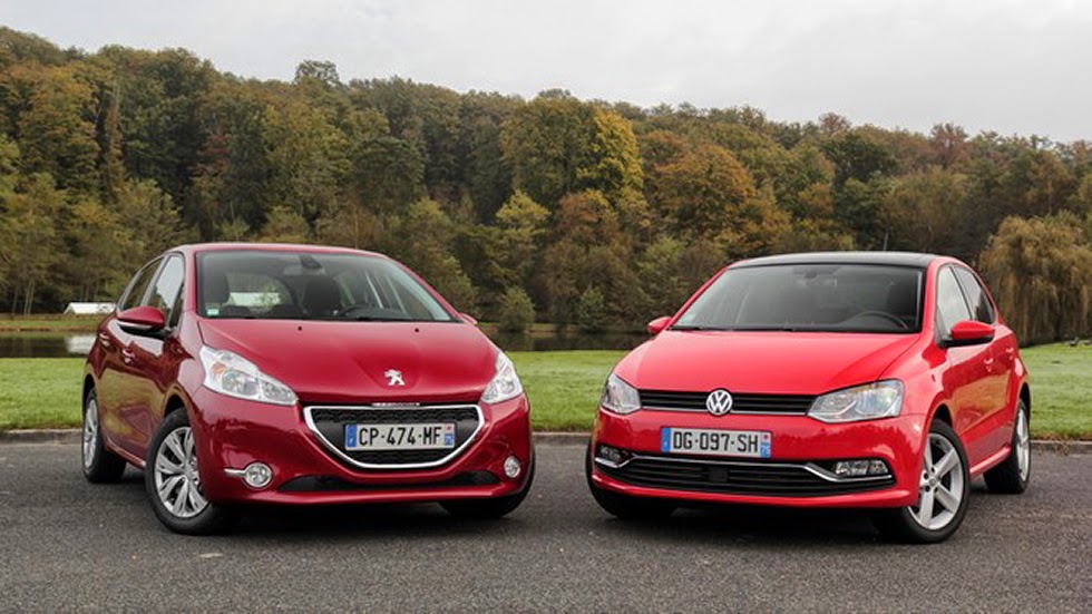 .: Volkswagen Polo vs Peugeot 208 - Prueba Comparativa