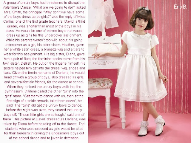 Eric's Transgender Captions: Valentine's Dance Undercover