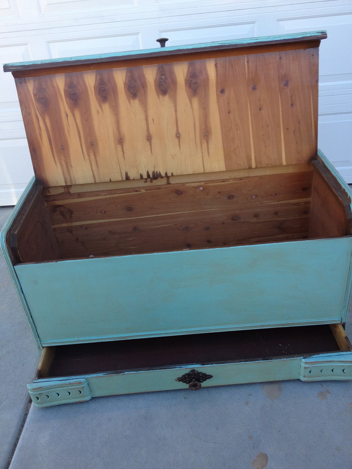 Morgan's Emporium: Turquoise Hope Chest