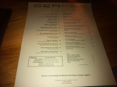 HUNGER PANGS IN ATLANTA: Hard to SERPAS this meal!!!