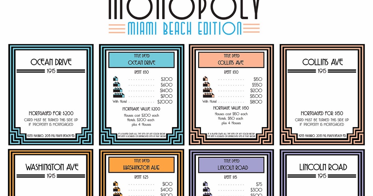 imagemaking: Miami Beach Monopoly (Madeline Gonzalez)