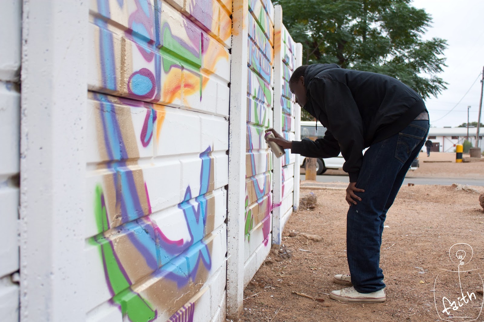 Faith In A Jar: Arts For Change Graffiti In Old Naledi