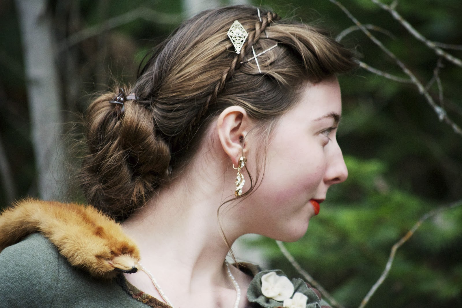 Accordion To Kellie: Outfit | Fur, Plaid, Diamonds.