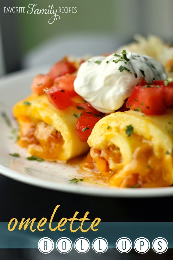 In en om die huis: Omelette Roll Ups