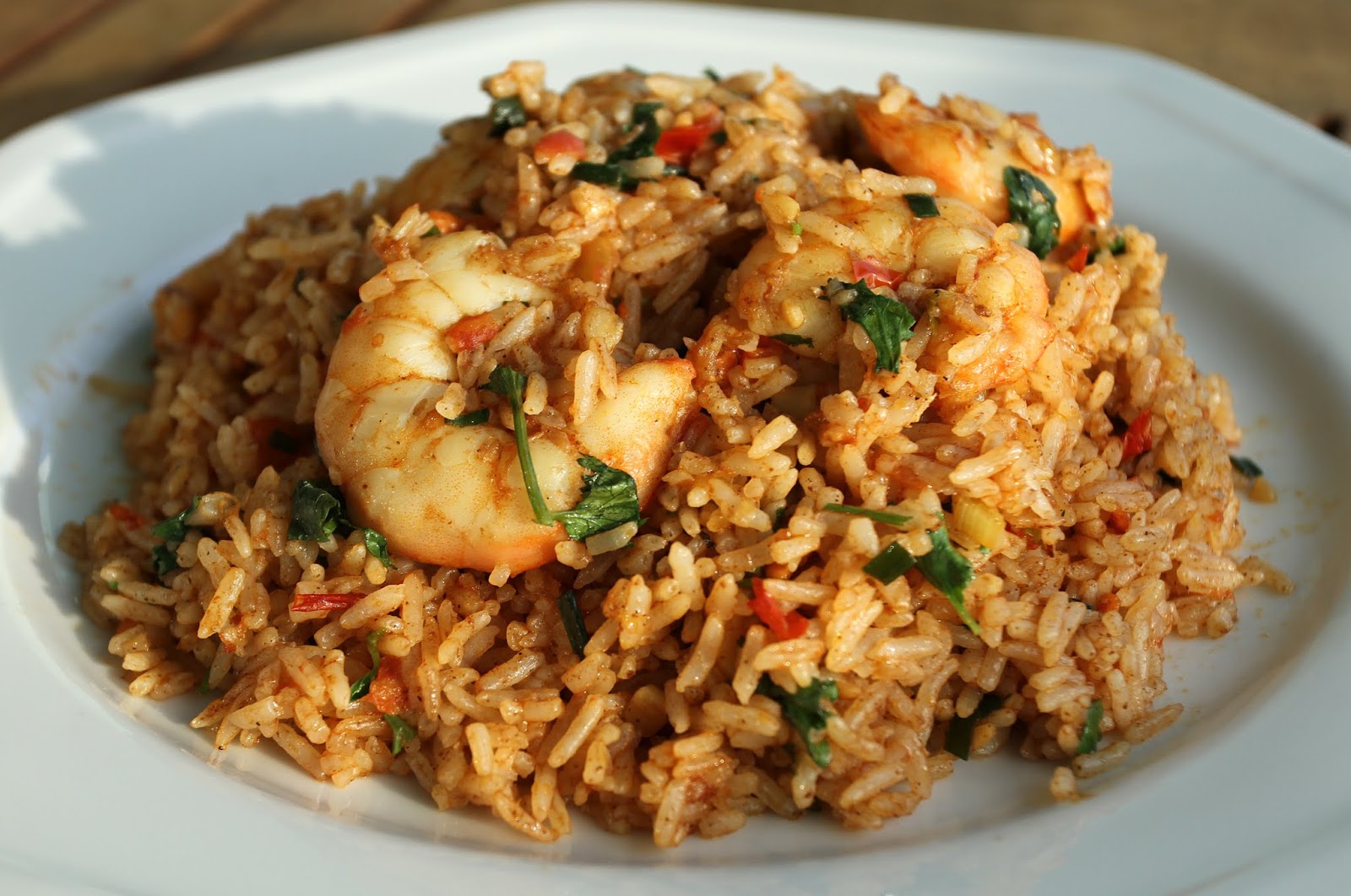 pepsakoy: Cajun Rice with Prawns