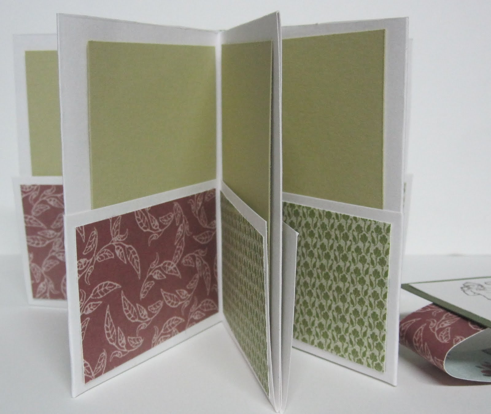 Krafting with Karen: Mini Album from one 12x12 Cardstock Sheet