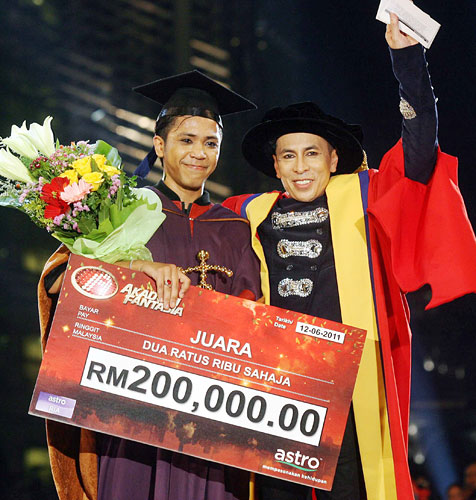 Official Blog Azam Reddy: Konsert Akhir AF9 : Tahniah HAZAMA Juara AF ...