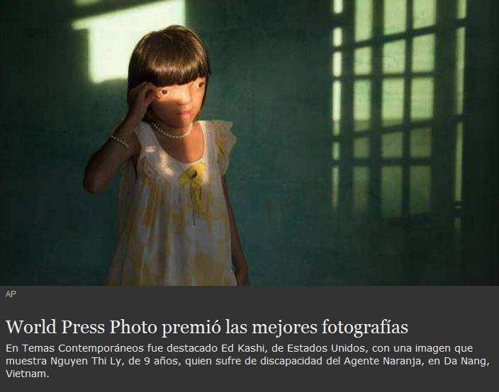 AMBIENTE Y SALUD: El agente naranja aún mata en Vietnam