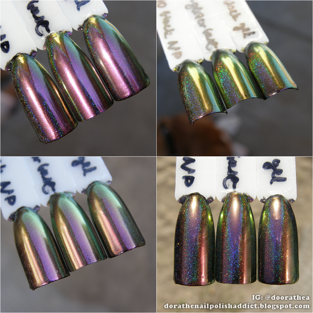 Dóra, The Nail Polish Addict: Born Pretty Store Peacock Chameleon Holo ...