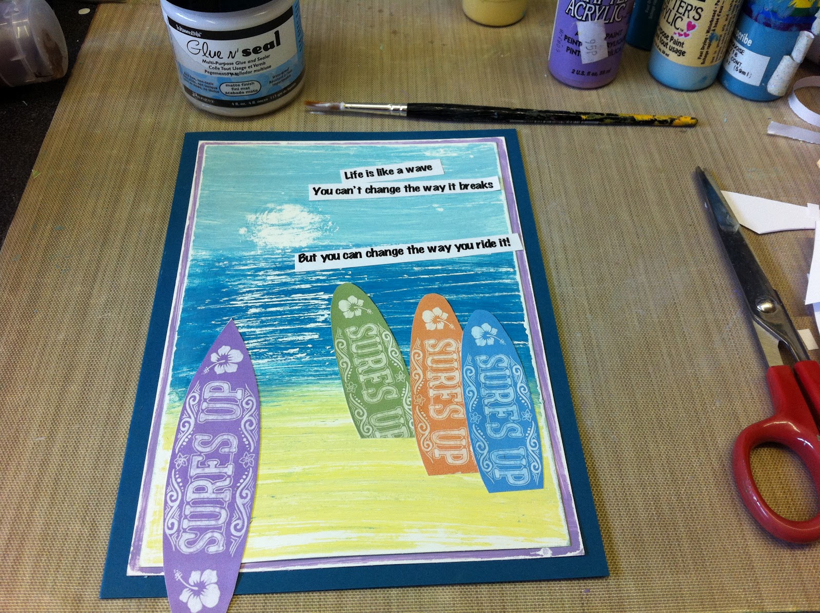 The Craft Project: Surfs Up Card