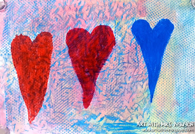 Jim Dine inspired heART (1st) | Art with Mrs. Nguyen