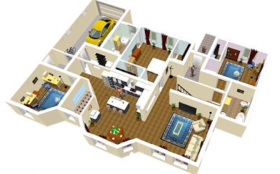 CARA MEMBUAT DESAIN RUMAH DENGAN SWEET HOME 3D UNTUK PEMULA ~ SARANA ...