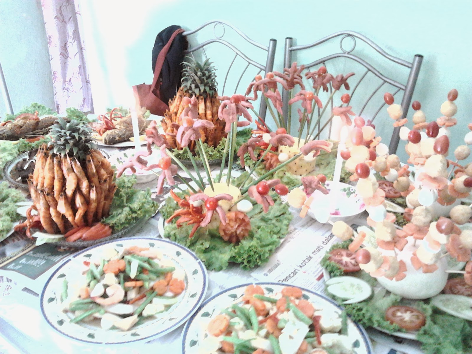 Nurisya Yummylicious : Tempahan Lauk pengantin,Pulut Kuning Berhias ...