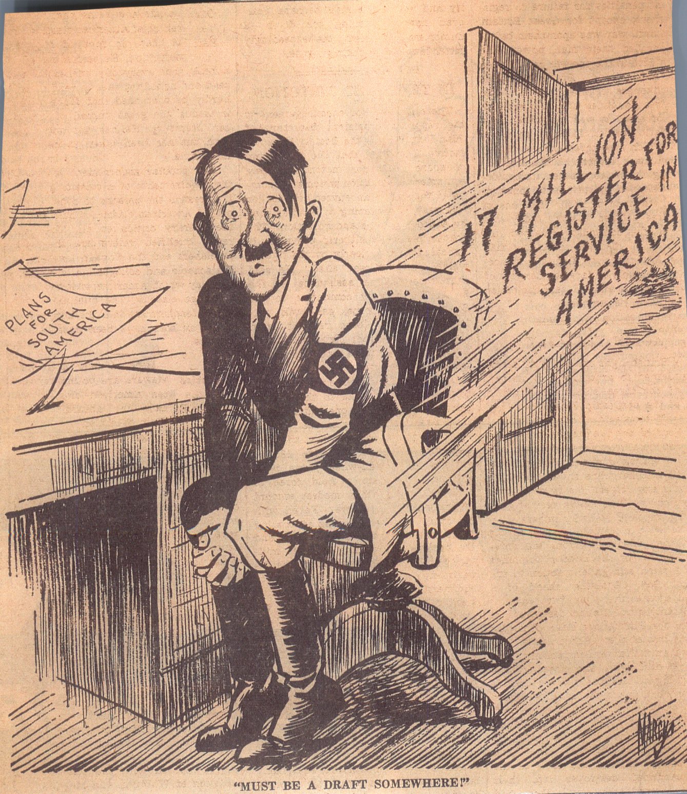 1941-1945. Wartime Political Cartoons