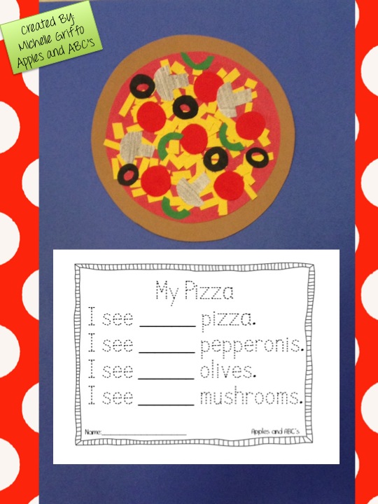 Pizza Math Craftivity - Apples & ABC's
