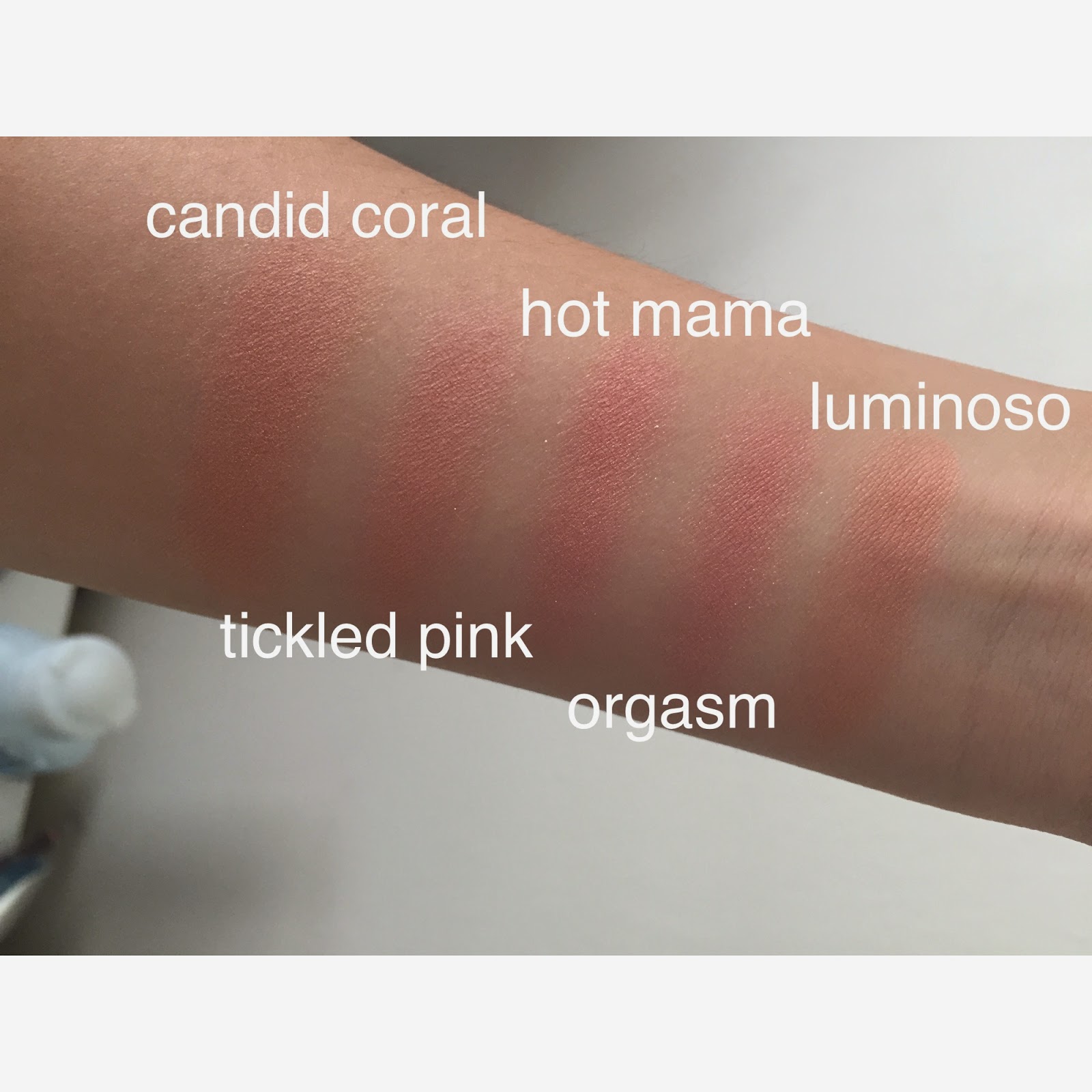 Jane's Makeup Blog: Coral Blushes