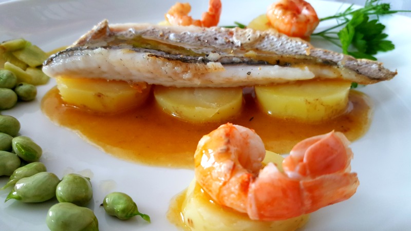 La cuisine & Claudine: Filet de maigre, sauce aux langoustines et ...